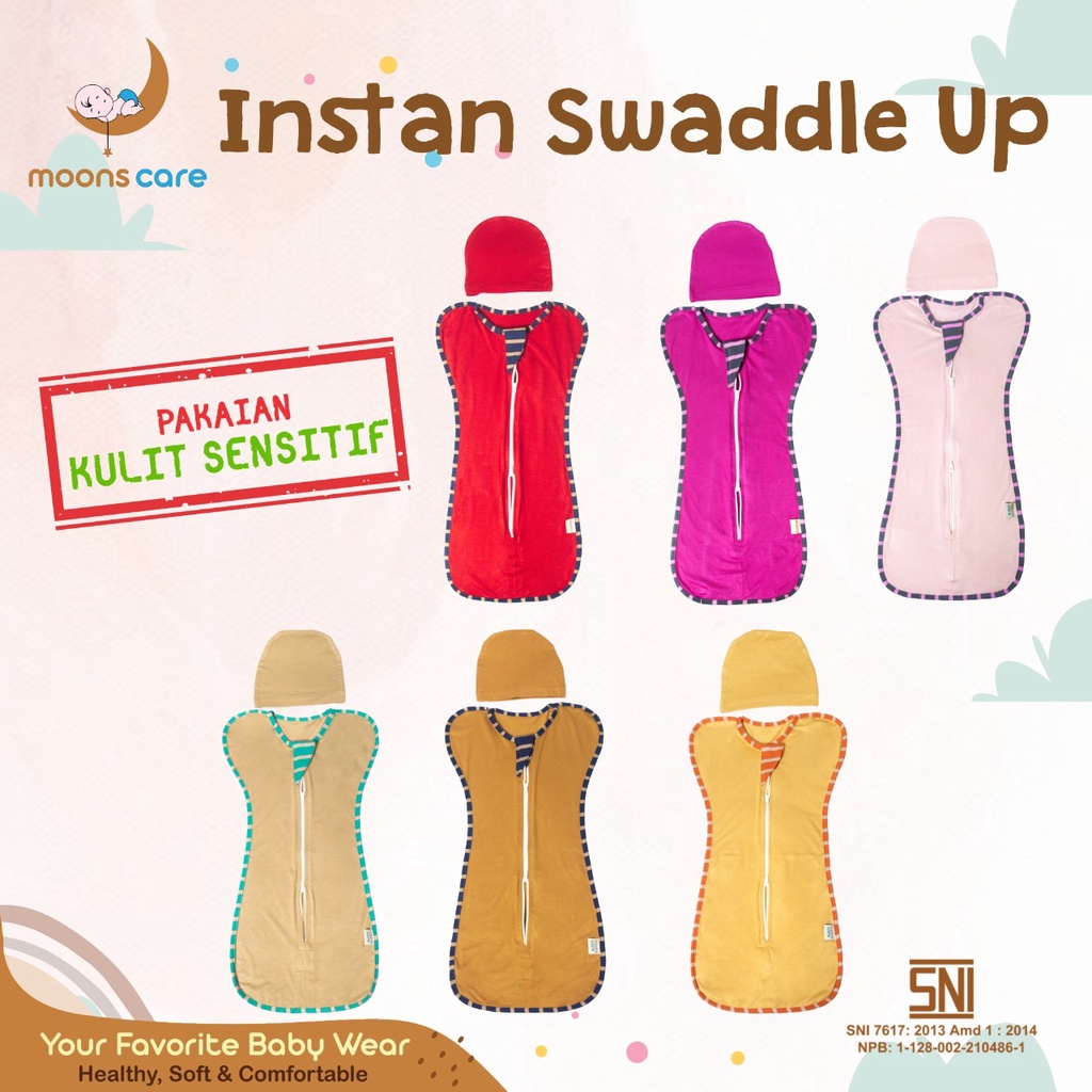 Jual SNI Dita moonscare BEDONG BAYI SWADDLE UP, BEDONG BAYI KUPU KUPU ...