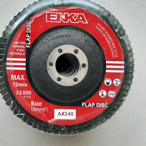 Jual Flap Disc 4 inc Grit 40 sampai 240 (1 pack = 10 pcs) | Shopee ...