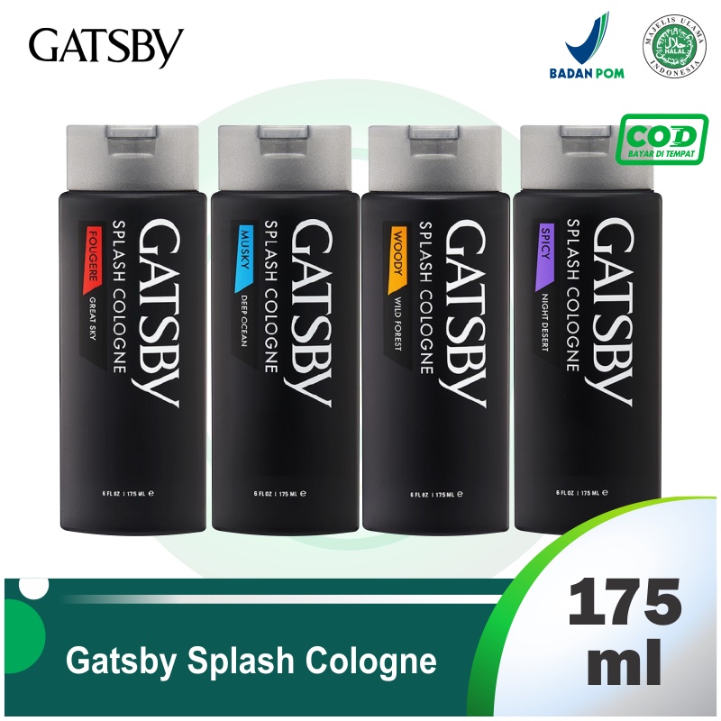 Jual Gatsby Splash Cologne 175ml- Parfum Pria | Shopee Indonesia