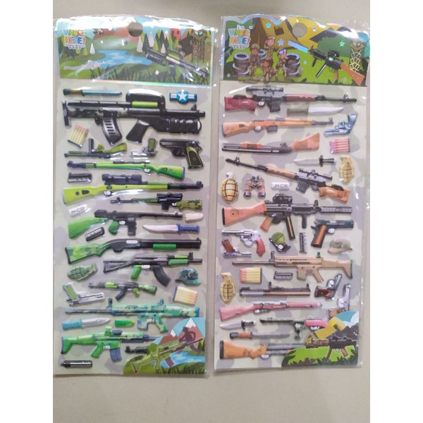 Jual Stiker timbul empuk SENJATA 10x22cm | Shopee Indonesia