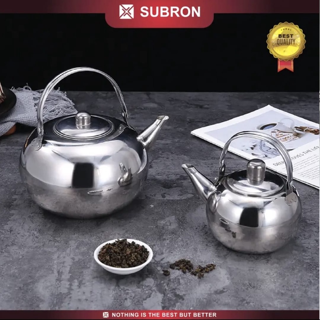 Jual Teko Stainless Bulat - Tea Pot Teh Kopi Stainless | Shopee Indonesia