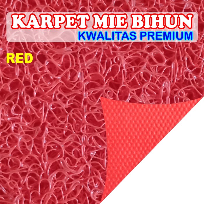 Jual [Stok] Keset Lantai Mie Bihun Meteran Merah (Red) [Fr4F0G ...