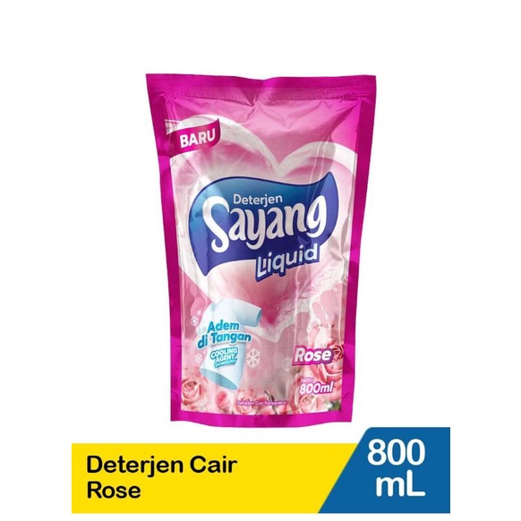 Jual SAYANG Detergent Liquid Cair 800ML 750 ML Bisa COD VIRAL | Shopee ...