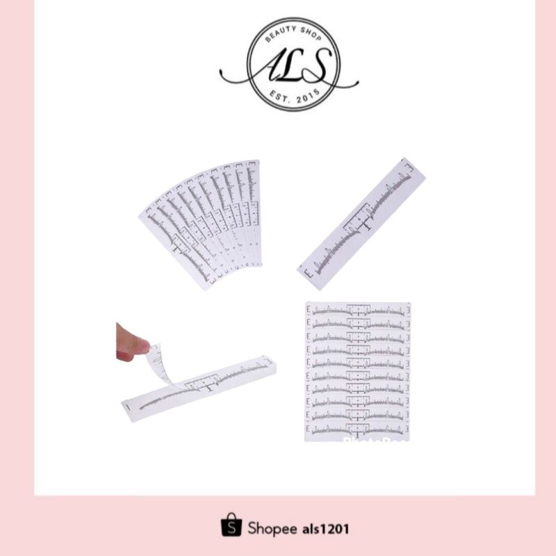 Jual Penggaris STIKER cetakan alis/STICKER PENGGARIS SULAM ALIS / Tato ...