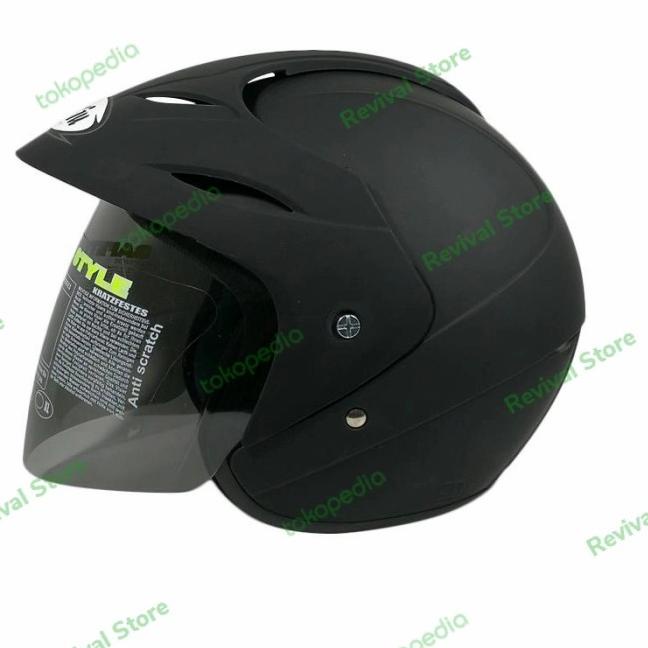 Jual Helm Hiu Nico / helm murah / helm half face / open face | Shopee ...