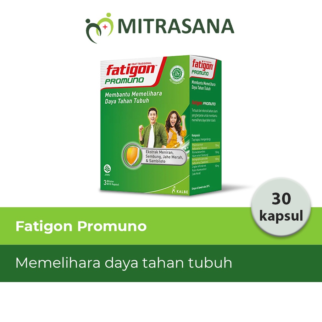 Jual Fatigon promuno Blister - 30 kapsul - Membantu Memelihara Daya ...