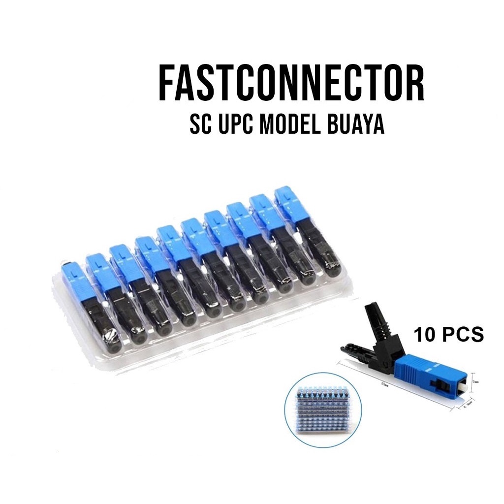 Jual Fast Konektor SC UPC Fiber Optik / Fast Connector SC Fiber Optic ...