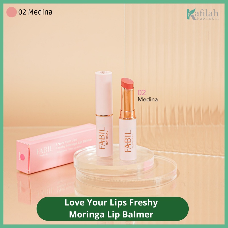 Jual Fabil Lipbalm Medina Lips Freshy Moringa Lip Balmer Lipstick Daun ...