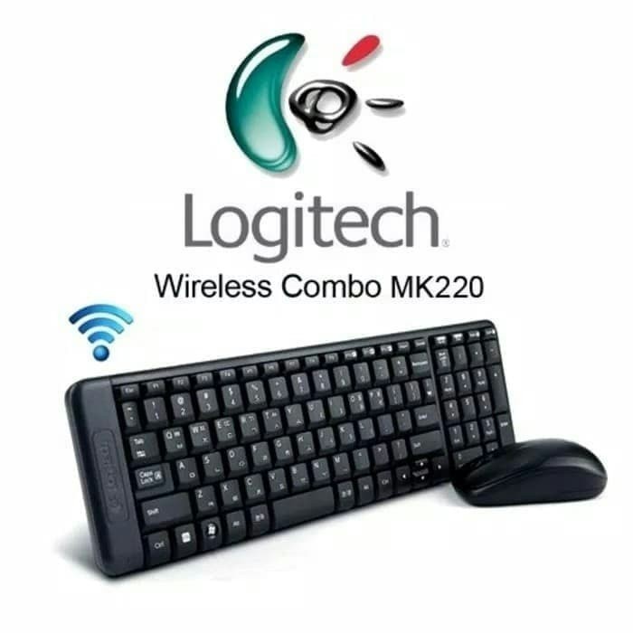 Jual Keyboard Mouse Logitech Wireless Mk220 Mk 220 Mk 220 Wireless