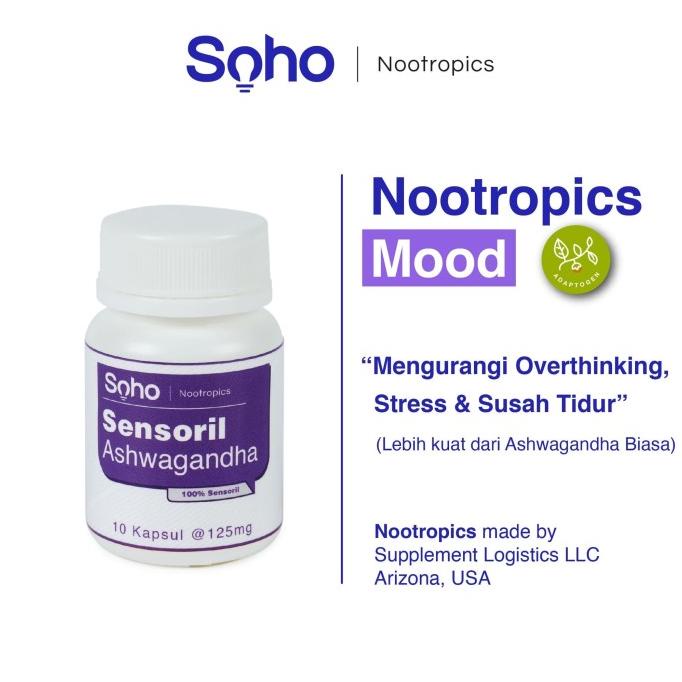Jual Sensoril Ashwagandha 10 Kapsul|Nootropics|Melawan Stress ...
