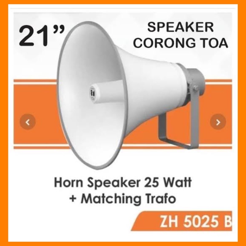 Jual SPEAKER CORONG TOA 21 INCH MESJID TOA BIG HORN SPEAKER - TOA ZH-5025BM | Shopee Indonesia