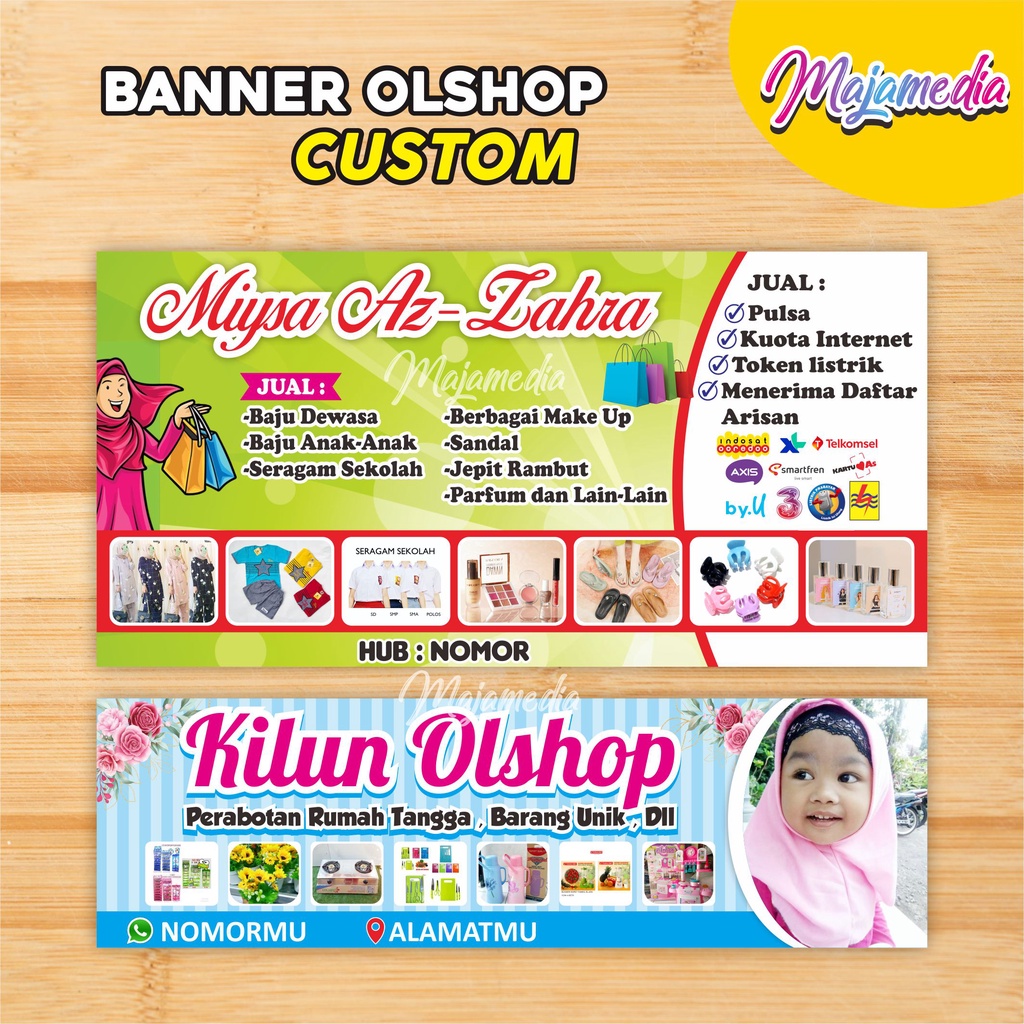 Jual BANNER OLSHOP CUSTOM | Shopee Indonesia