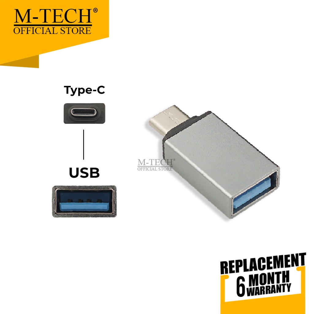 Jual MTECH Converter Type C To USB Port - OTG Connector | Shopee Indonesia