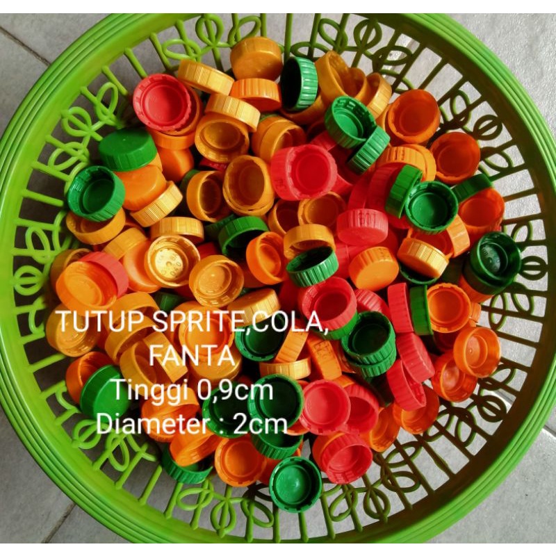Jual TUTUP BEKAS TEHPUCUK, SPRITE,FANTA (50biji) | Shopee Indonesia