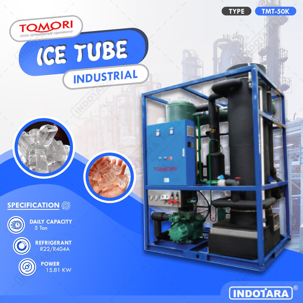 Jual Ice Tube Machine Industrial 5 Ton Tomori TMT50K | Shopee Indonesia
