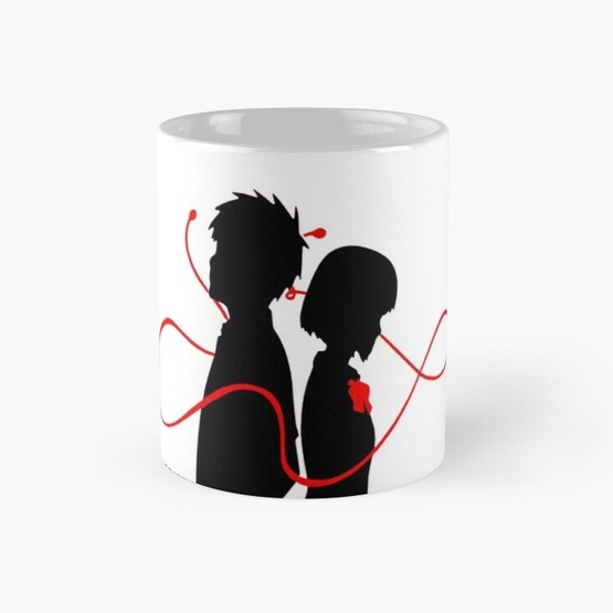 Jual Taki and Mitsuha Red String Coffee Mug | Shopee Indonesia