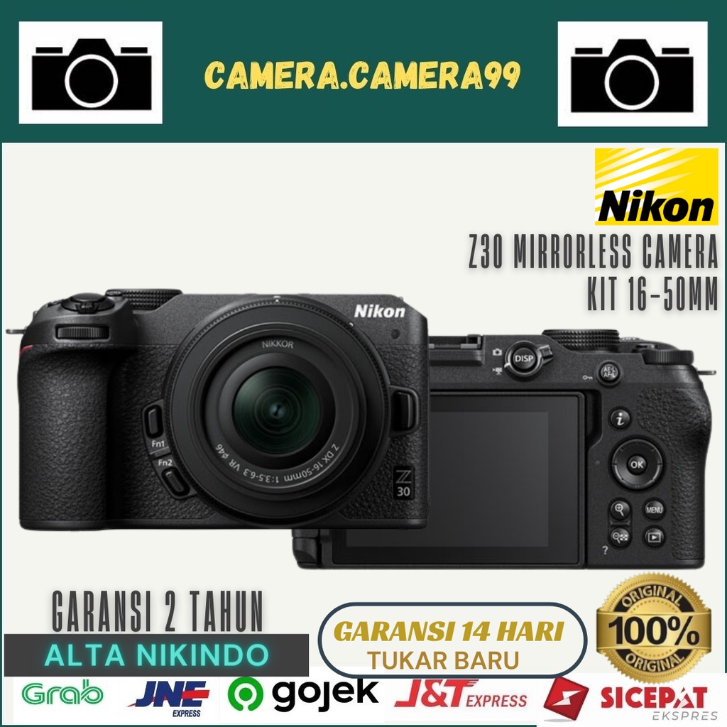 Jual Nikon Z30 Mirrorless Camera Kit 16-50mm | Shopee Indonesia