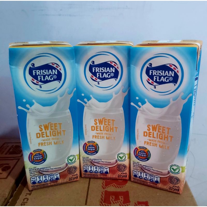 Jual Susu UHT Frisian Flag Sweet Delight 225ml | Shopee Indonesia