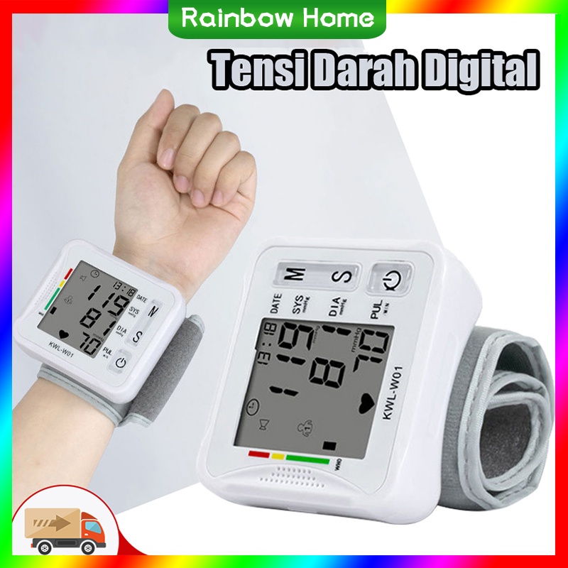 Jual Rainbow Home Tensi Meter pakai di lengan Tensimer Digital Alat ...