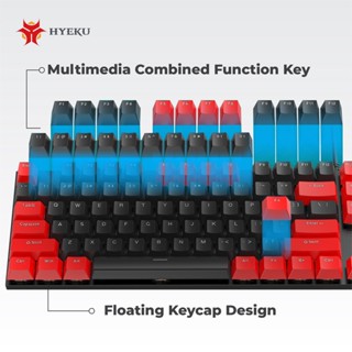 Jual Keyboard Hyeku Q-301 Wired Gaming Mechanical Keyboard 87 Keys Blue ...