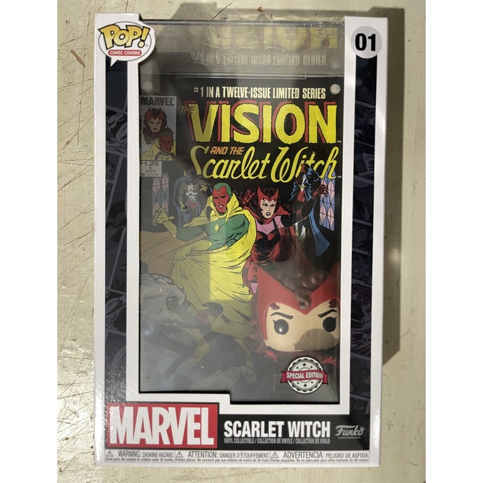 Jual Funko POP! Comic Covers - Marvel Scarlet Witch Vision Wanda ...