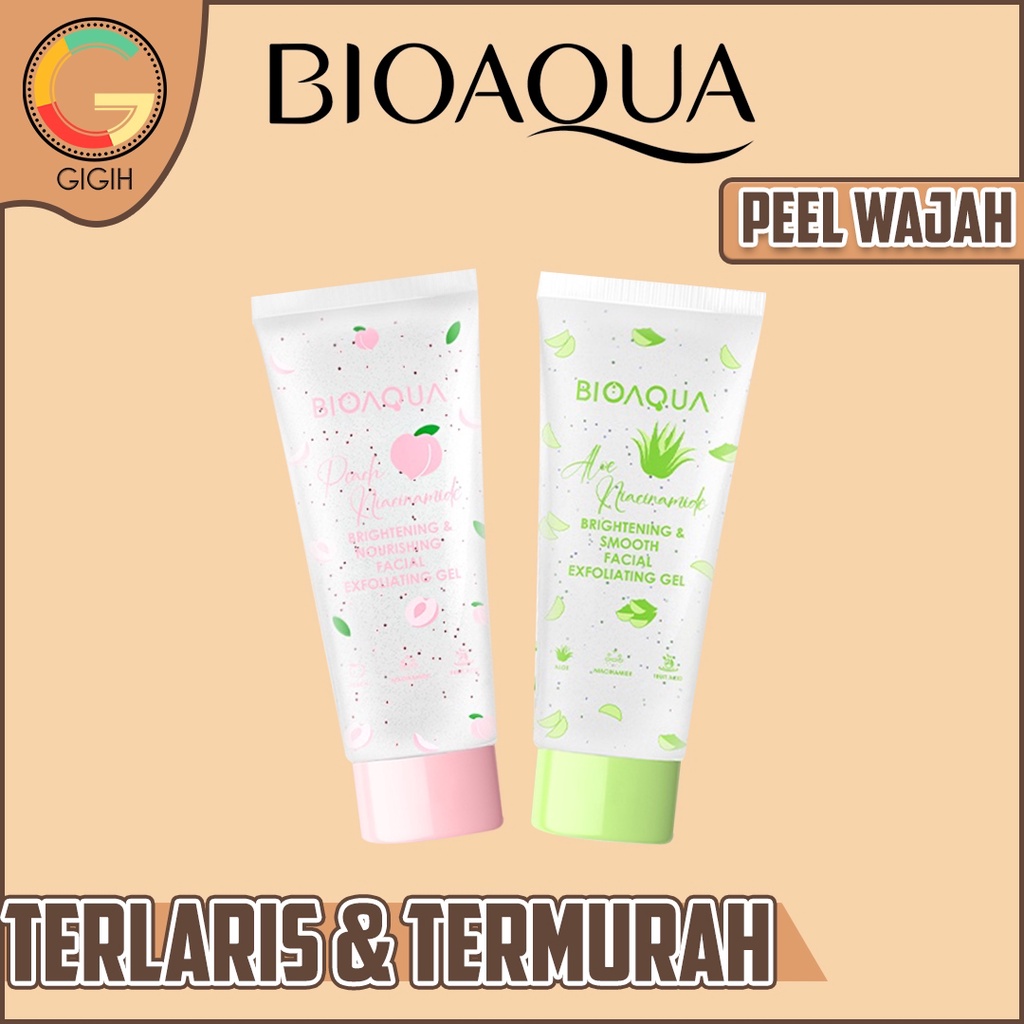 Jual BIOAQUA PEEL WAJAH / SCRUB WAJAH / EXFOLIATING GEL 100GR ( PEACH ...