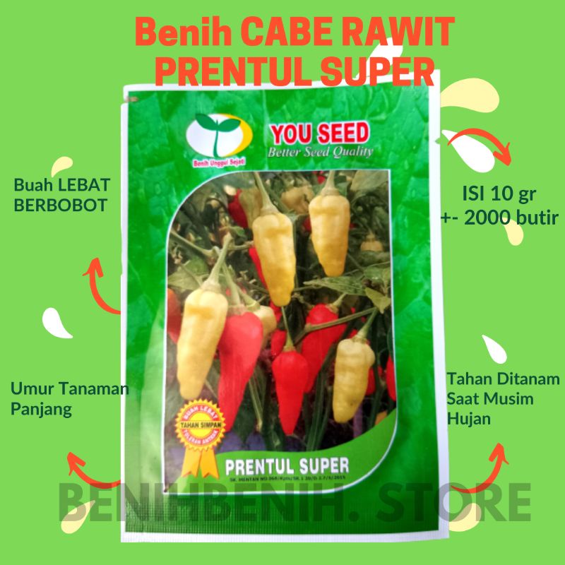Jual Benih Cabe Rawit PRENTUL SUPER/Bibit Cabe Rawit Prentul Super 10 ...