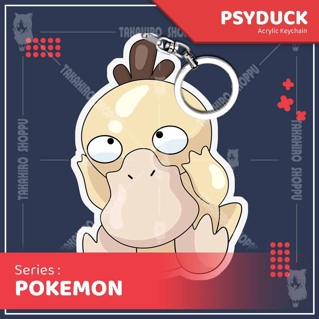Jual Gantungan Kunci / Keychain Akrilik POKEMON - PSYDUCK | Shopee ...