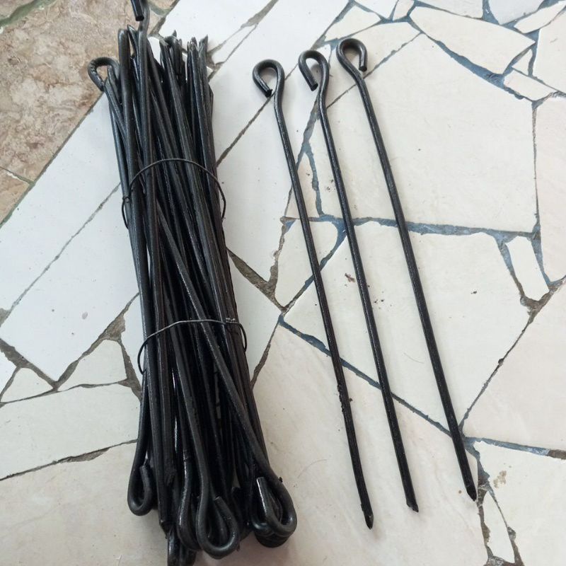 Jual Pasak tenda 30cm patok besi bijian | Shopee Indonesia