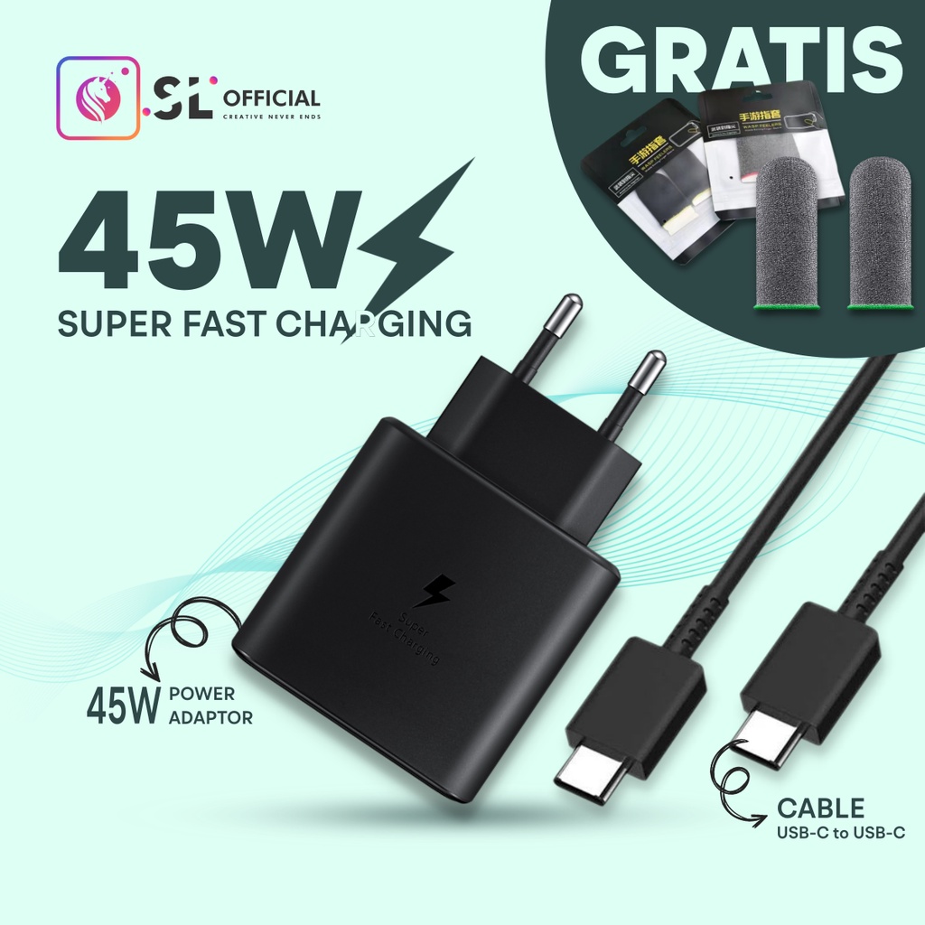 Jual Charger SAMSUNG ORIGINAL Fast Charging 45W Type C To Type C | Shopee Indonesia