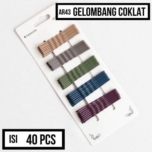Jual Jepit Lidi Bobby Pin Isi 40 Jepit Rambut Kecil Hitam Warna Hair Pin MCO AR43 | Shopee Indonesia