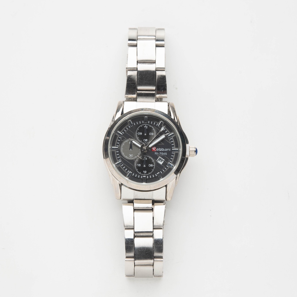 Jual Jam Tangan Rantai Wanita Cewek Rabbani RI-7545 Black Dial (32mm ...