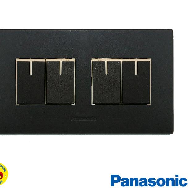 Jual Panasonic Saklar 4G WESJ5931+WESJ78049 Style Series 4 Gang Matte ...