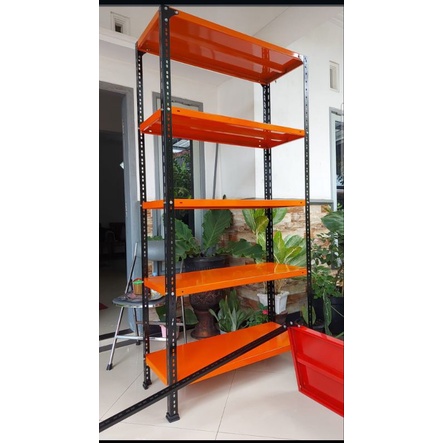 Jual Rak Besi Siku, T200xL40xP100, Rak gudang, Rak barang, Rak besi ...