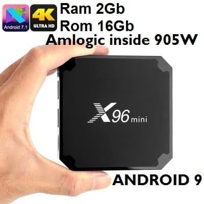 Jual TV BOX X96 Mini 4K Ram 2GB ROM 16GB Android Nougat TV BOX X 96 Mini 4K | Shopee Indonesia