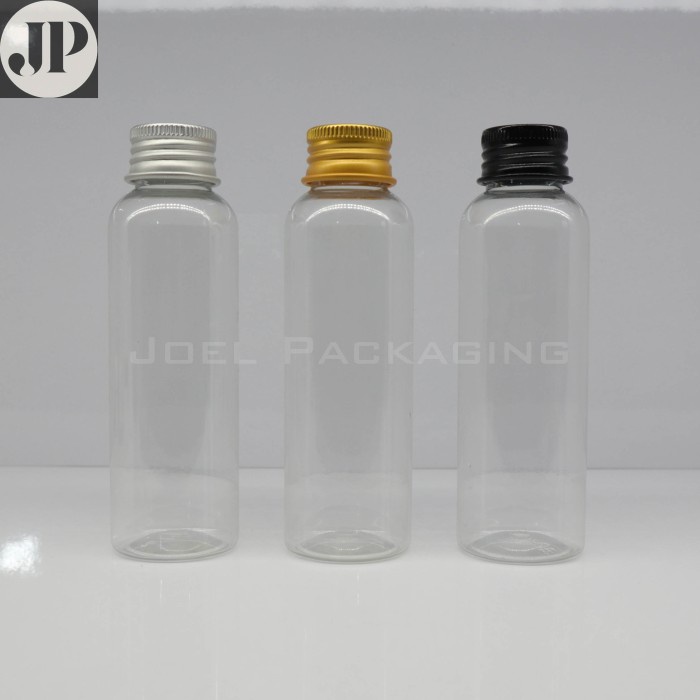 Jual BOTOL 100ML CLEAR TUTUP ULIR ALUMINIUM SILVER GOLD HITAM 100 ML PET - Tutup Silver | Shopee ...
