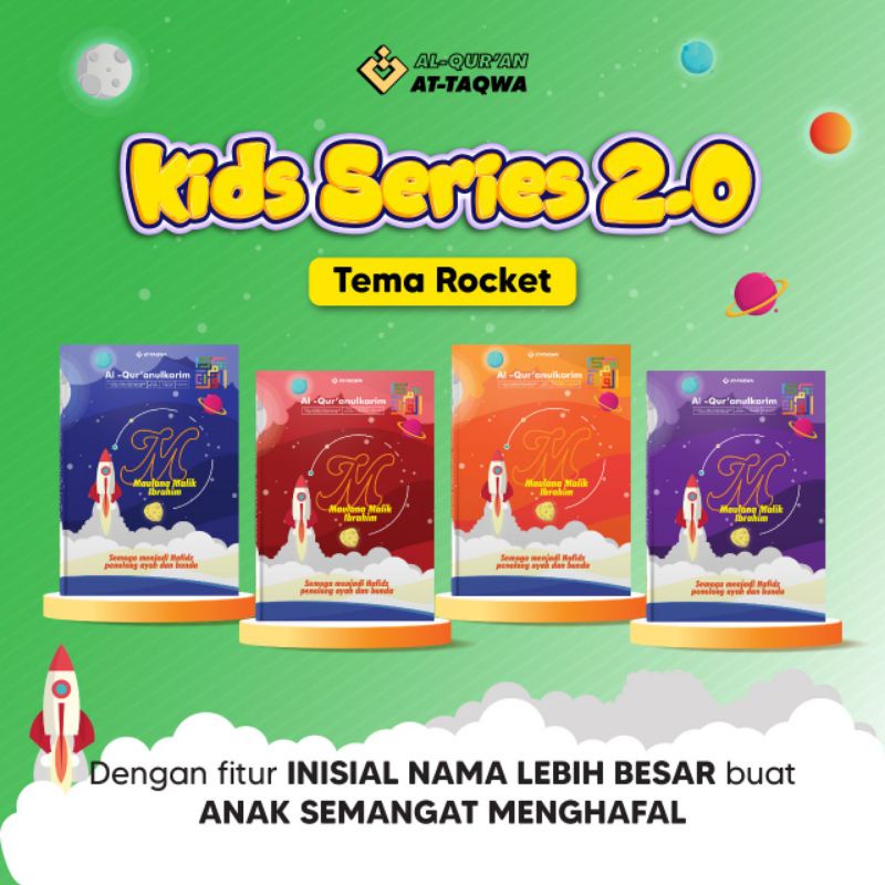 Jual Alquran Attaqwa Kids series Rockets (Pilih KURIR JNE ya) | Shopee ...