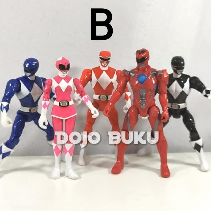 Jual Set Figure Power Rangers ( 5 Karakter ) | Shopee Indonesia