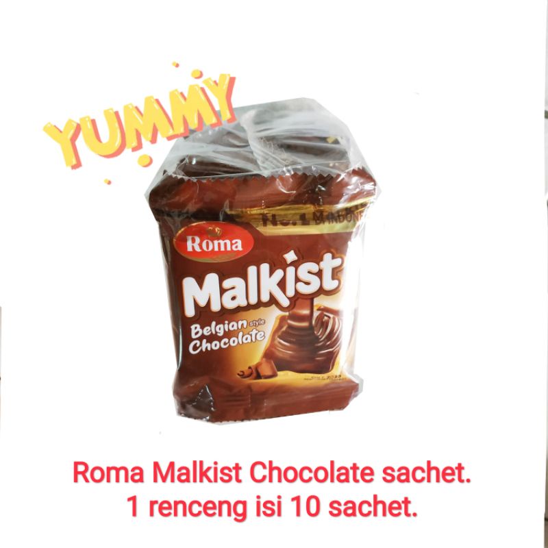 Jual roma malkist chocolate sachet | coklat | cokelat | Shopee Indonesia
