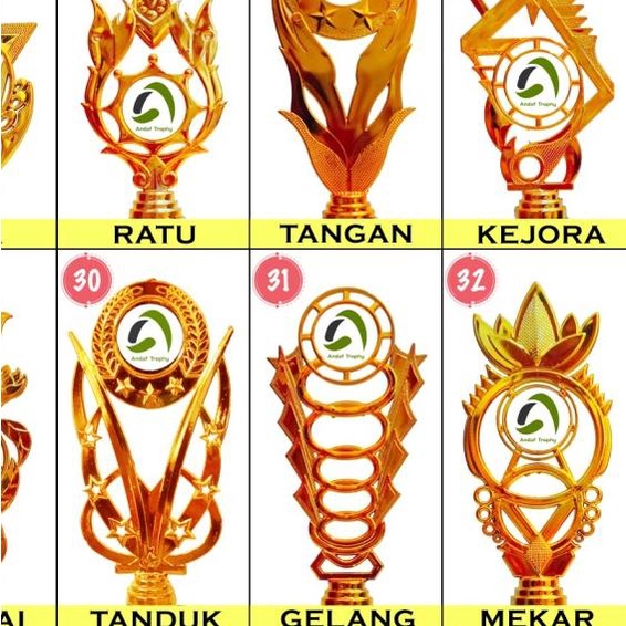 Jual Piala/Trophy Figur 'Bintang 1' 1 Set | Shopee Indonesia