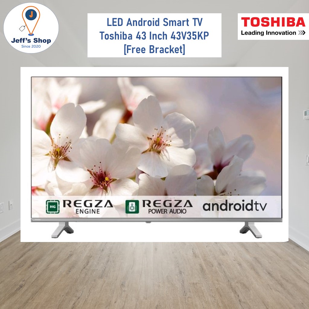Jual LED Android TV Toshiba 43 Inch [Full HD] [Digital TV] 43V35KP - Free Bracket | Shopee Indonesia