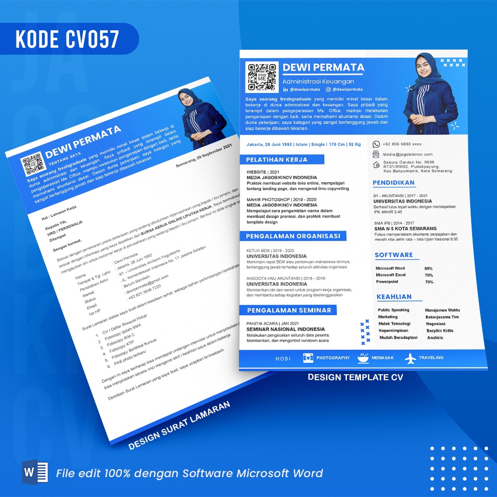 Jual KODE CV 057 (File Microsoft Word) | Shopee Indonesia