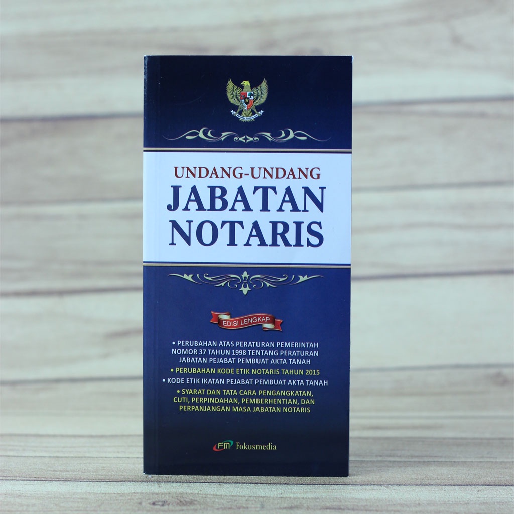 Jual Buku Undang-Undang Jabatan Notaris Edisi Lengkap Terbaru 2023 ...