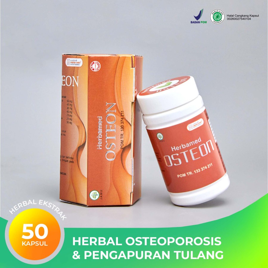 Jual OSTEON Obat Herbal Osteoporosis Dan Pengapuran Tulang | Shopee ...