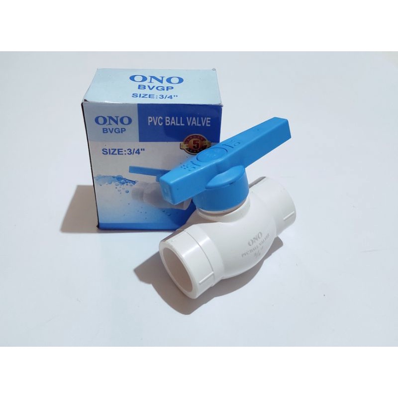 Jual Stop keran 3/4 inch / ball valve pvc 3/4 inch ono | Shopee Indonesia