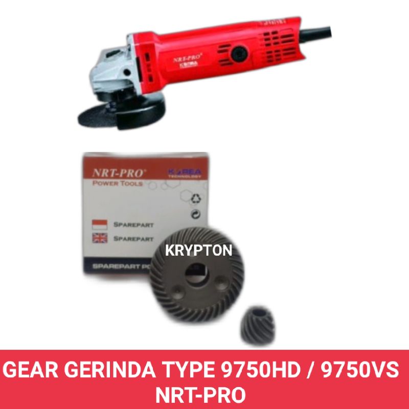 Jual Gear gerinda type 9750HD / 9750VS NRT-PRO original part | Shopee ...