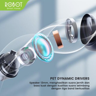 Jual Robot TWS Wireless Earphone Airbuds T30 PLUS Original BT 5.3 ...