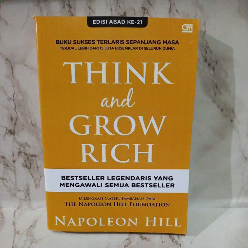 Jual Think And Grow Rich Edisi Abad Ke 21 Napoleon Hill Bestseller