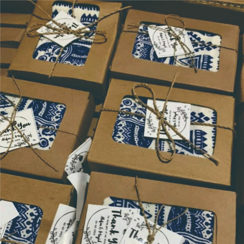 Jual Eco Packaging Extra Box Kardus Tali Rami Kemas Tile Souvenir ...