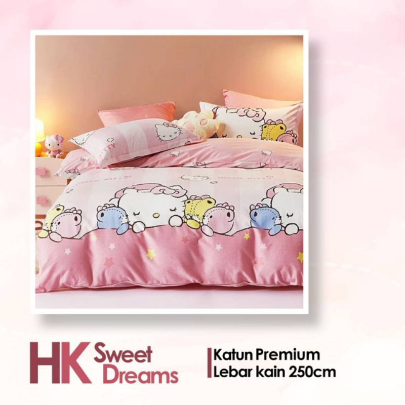 Jual Sprei katun motif HK sweet dreams HK tiny chum hk darling hk ...